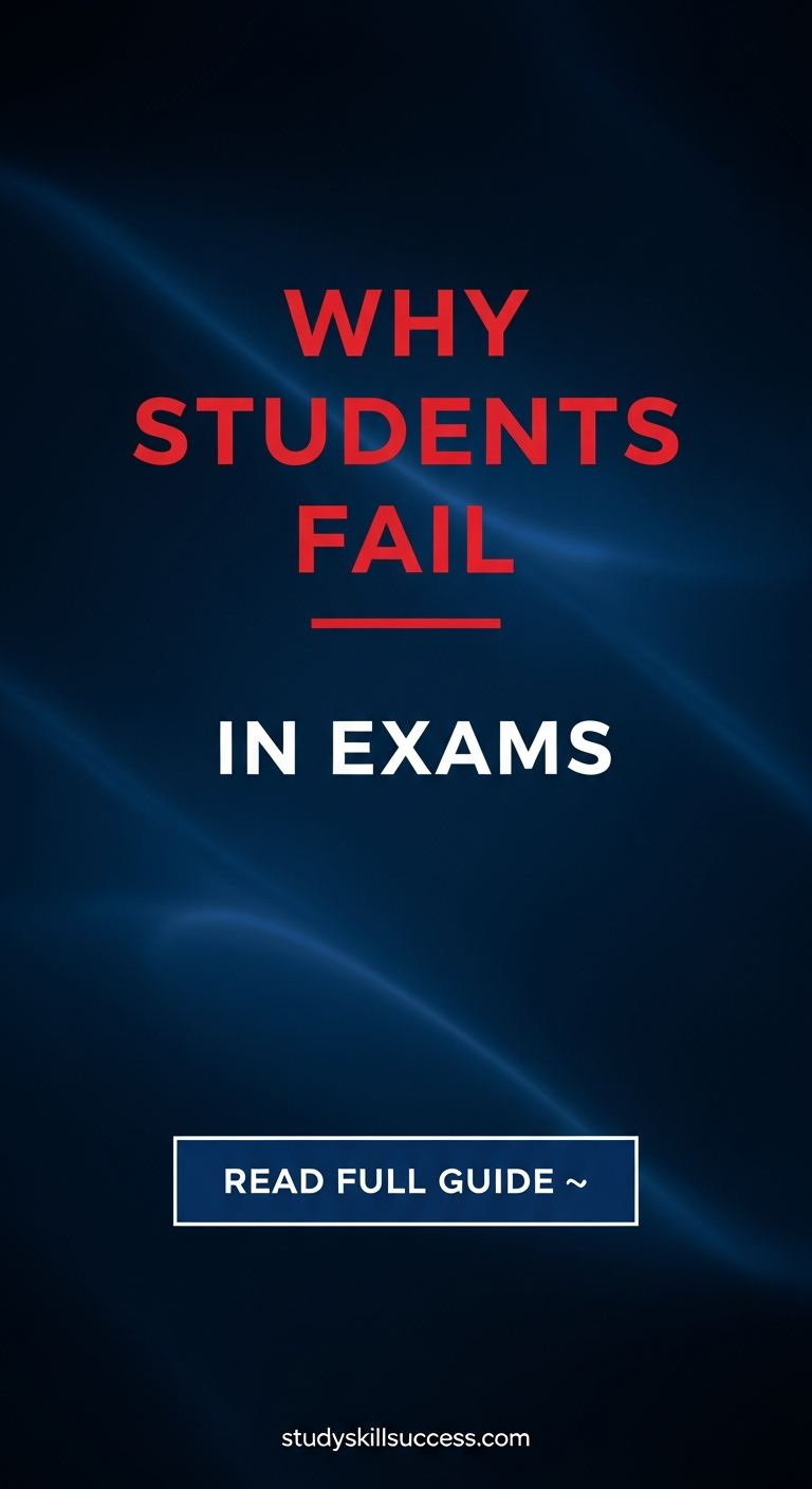 Why Students Fail in Exams: Common Reasons & Study Mistakes ...