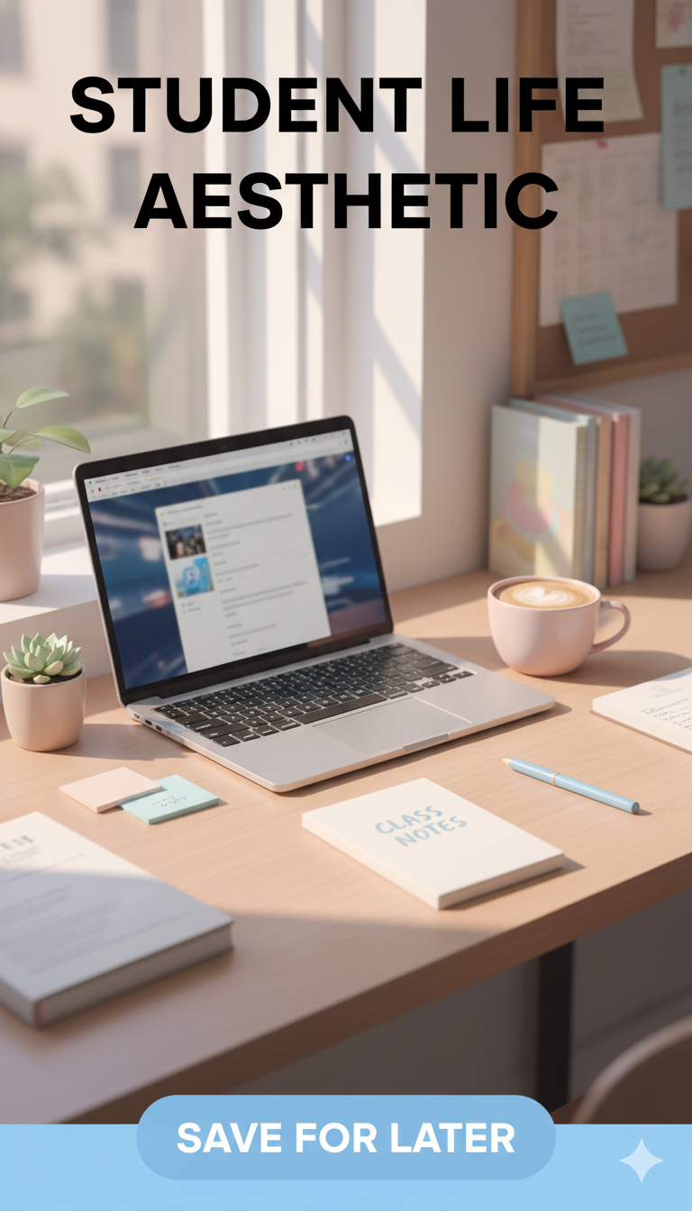 Best Aesthetic Student Life Ideas (Photos, Quotes & Daily Lifestyle ...